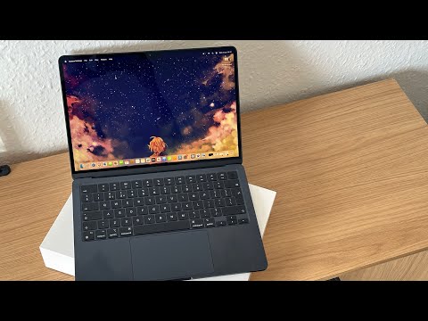 Macbook Air M2 refurbished Unboxing (midnight) ASMR.