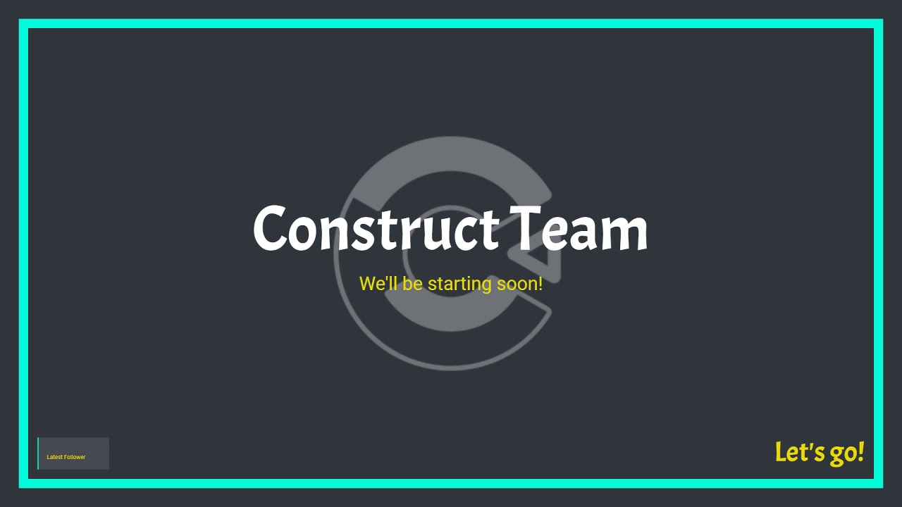 Construct Team doing Construct Streams! Introducing Construct 3!