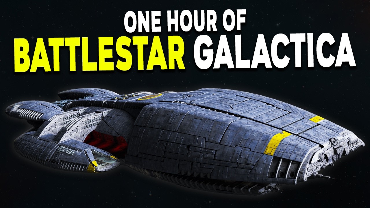 ONE HOUR of BATTLESTAR GALACTICA Starships Lore and Information - Sci-Fi Explained!