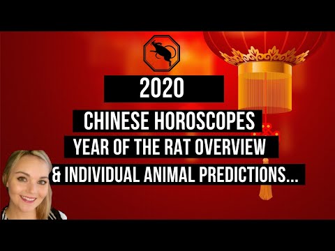 Chinese Horoscopes 2020 - Year of the Rat Overview & Individual Animal Predictions...