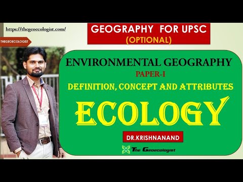 Ecology: Definition; Concept and Attributes Video Lecture - Crash ...