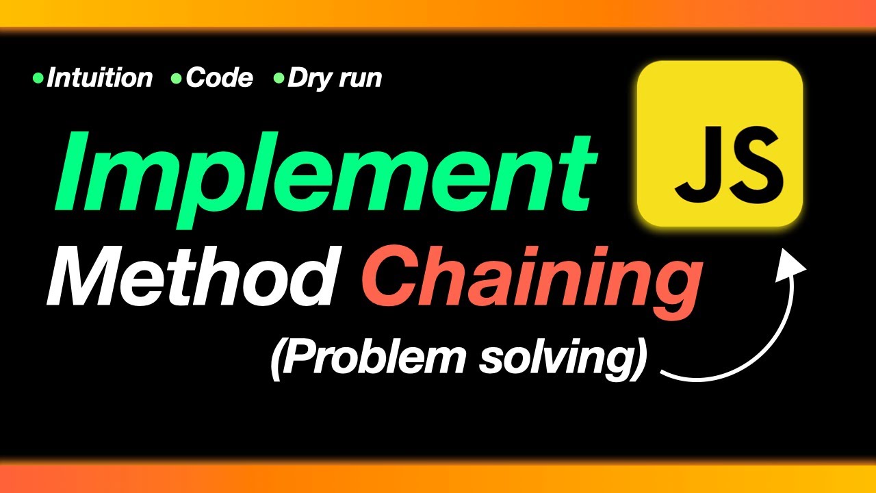 JavaScript Interview Question (Method chaining) | Intermediate Level