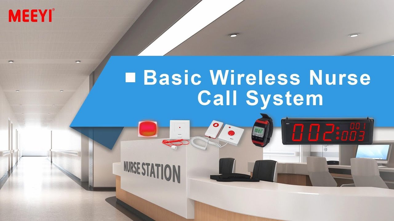Basic Wireless Nurse Call System - MEEYI