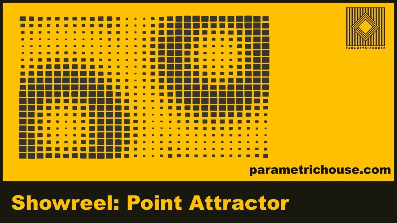 Grasshopper Showreel : Point Attractor