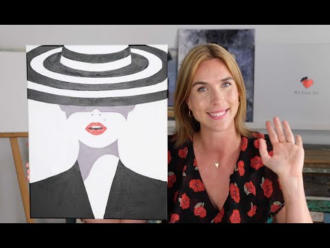 Beauty by Malika Favre Painting Tutorial for Beginners to Intermediate