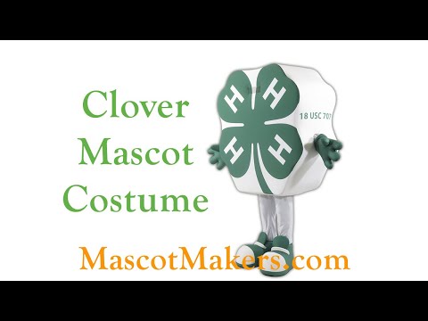 Clover Mascot Costume | Mascot Makers - Custom mascots and characters
