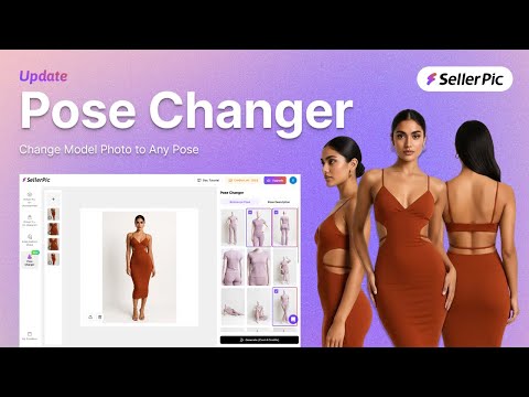 AI Pose Generator - Create Multi-Angle Model Poses Free Online | Sellerpic