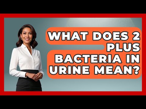 What Does 2 Plus Bacteria In Urine Mean? - Biology For Everyone