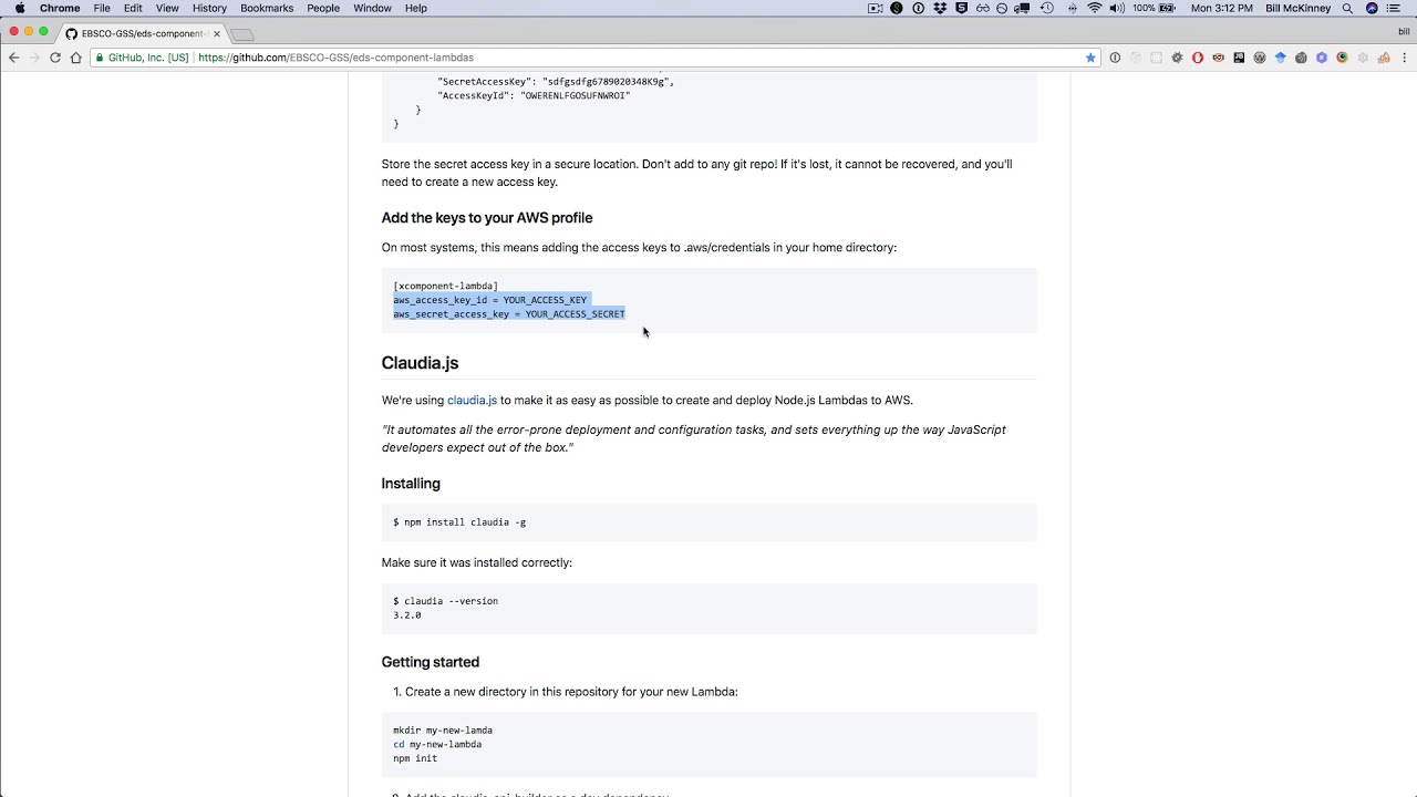 AWS Lambda - creating a new Lambda function