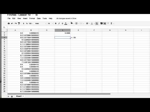 Finches - Mean and s - Intro to Inferential Statistics