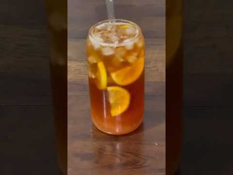 peach iced tea 🍑 #shorts