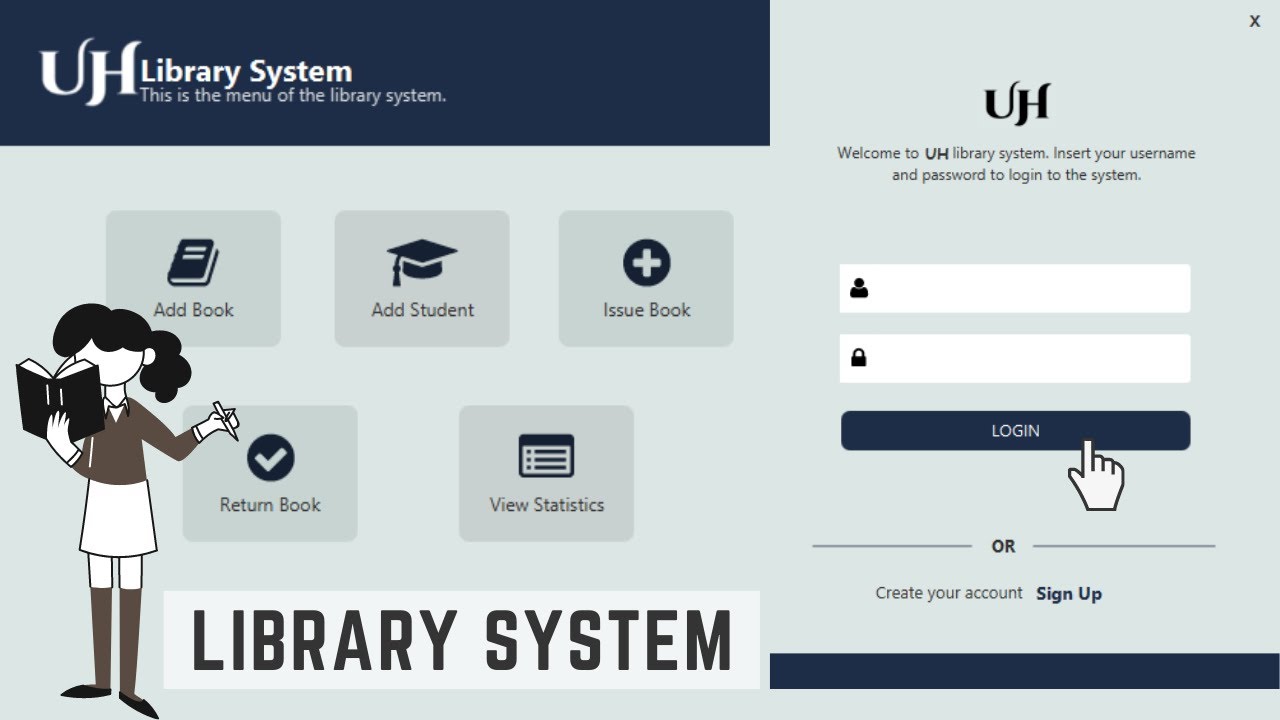 Library System - JavaFX, MySQL