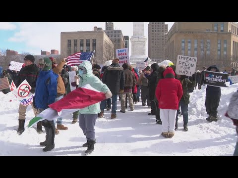 50501 Movement Protest in Niagara Square