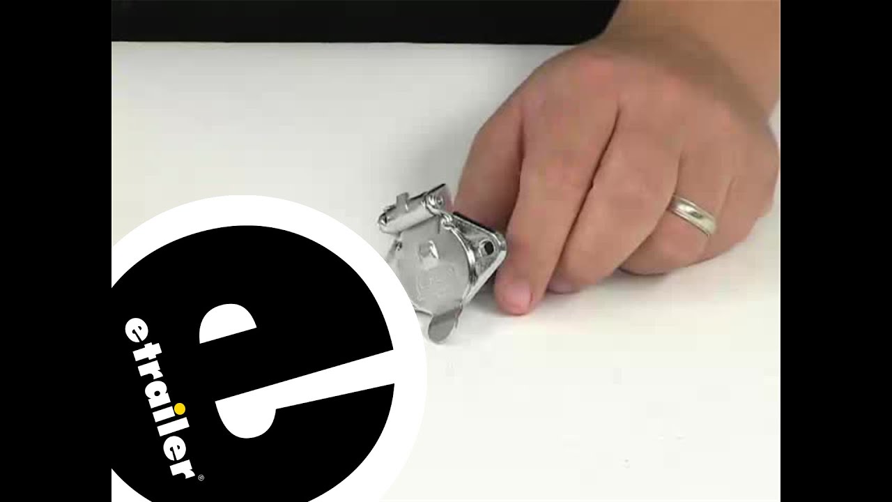 etrailer | Pollak Heavy-Duty, 4-Pole, Round Pin Socket, Concealed Terminals: The Breakdown