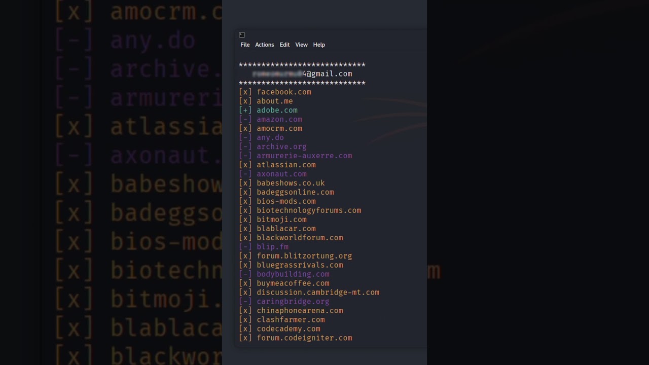 Find All Connected Accounts from Any Gmail! 🔍 (Holehe Tool Kali Linux) | #rgsecurityteam