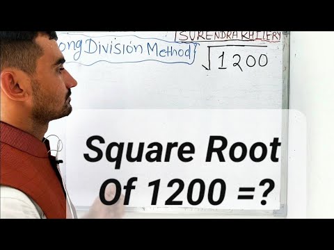 Square Root Of 1200 In Hindi | Vargmul Nikalna | Surendra Khilery | Class 8