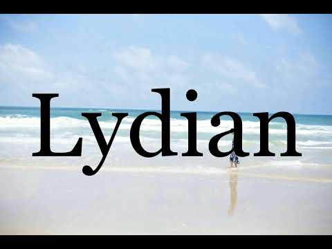 How To Pronounce Lydian🌈🌈🌈🌈🌈🌈Pronunciation Of Lydian