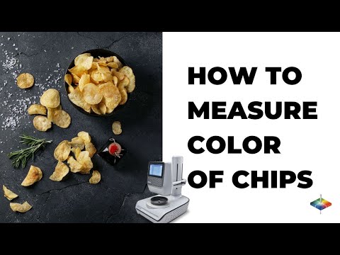 Measure The Color Of Potato Chips With A Spectrophotometer