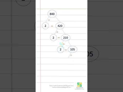 Factor Tree of 840: Learn Prime Factorization Fast!