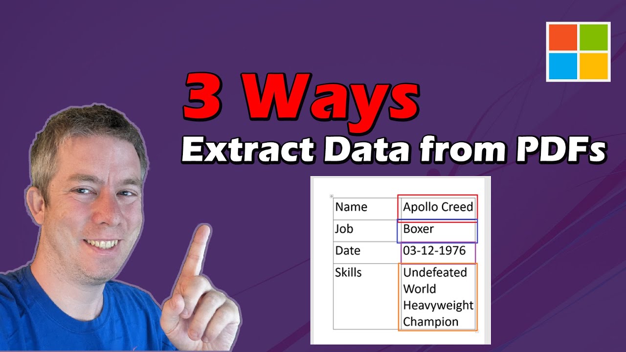 Extract PDF Data Easily: Top 3 Microsoft Tools Explained