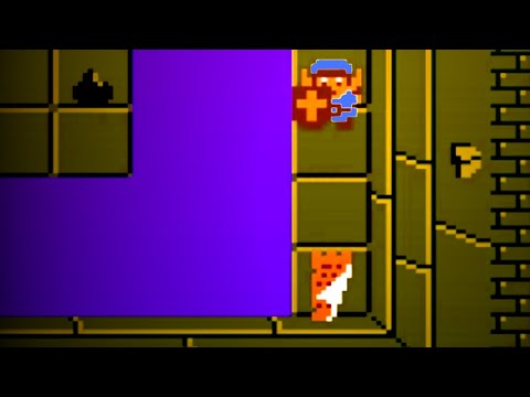 How To Get The MAP in Level 4 in Legend of Zelda (NES)