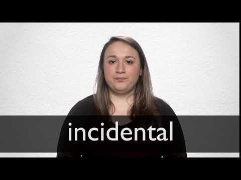 INCIDENTAL Definition und Bedeutung | Collins Englisch Wörterbuch