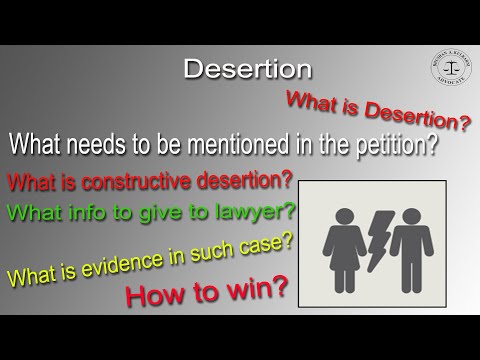 Desertion in English