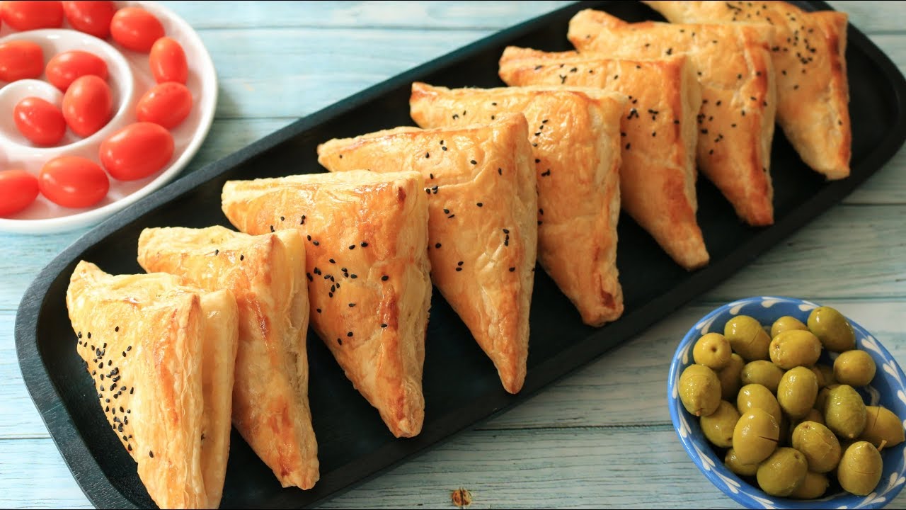 Puff pastry triangles – Best Cooking recipes In the world