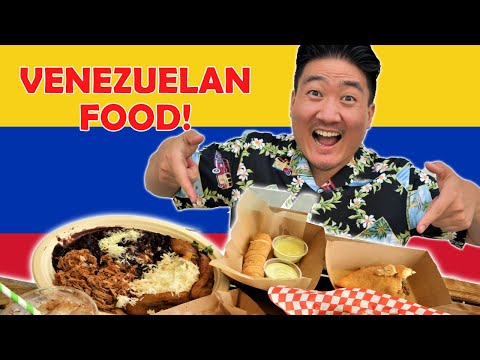 Trying VENEZUELAN FOOD for the First Time (From Arepas to Tequenos!)