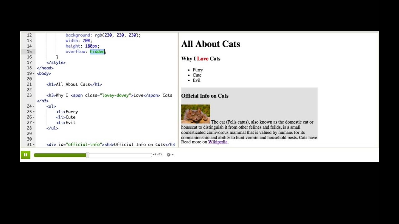 CSS width, height, and overflow | Computer Programming | Khan Academy