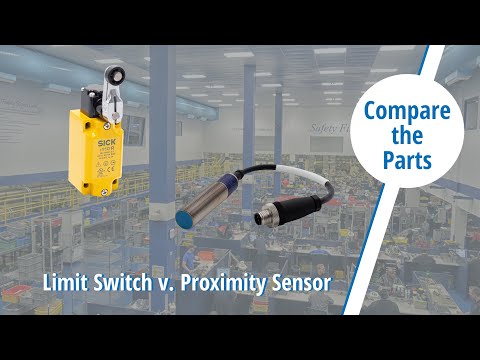 Compare the Parts: Limit Switch v. Proximity Sensor