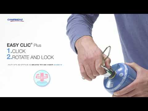 Campingaz Easy Clic ® PLUS Patented Valve Cartridge Connection