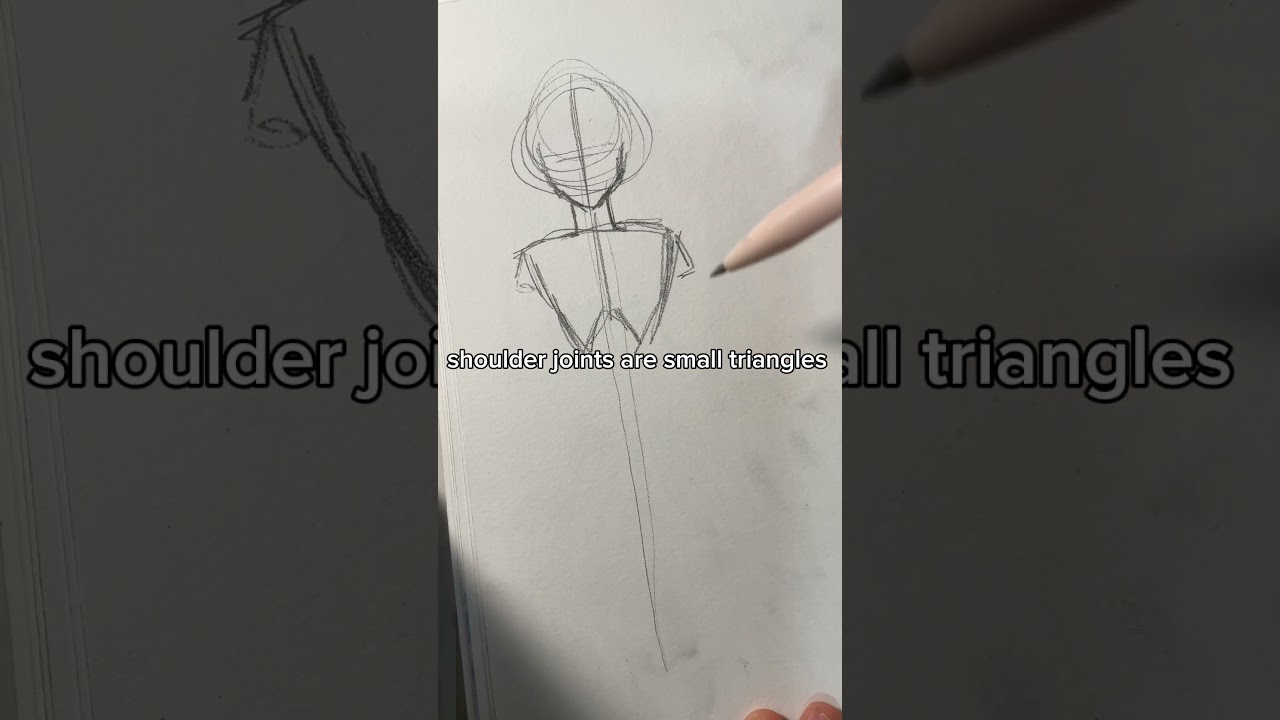how to draw a body tutorial 💗(check desc for pencil brand!)  #art #artist #sketchbook #drawing