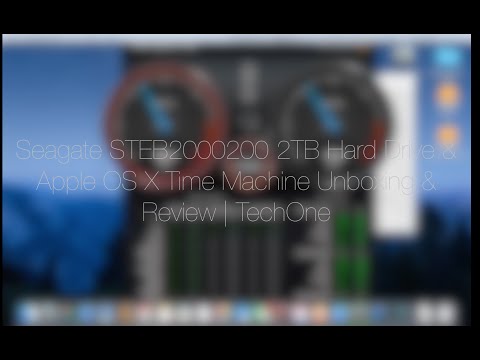 Seagate STEB2000200 2TB Hard Drive & Apple OS X Time Machine Unboxing & Review | TechOne