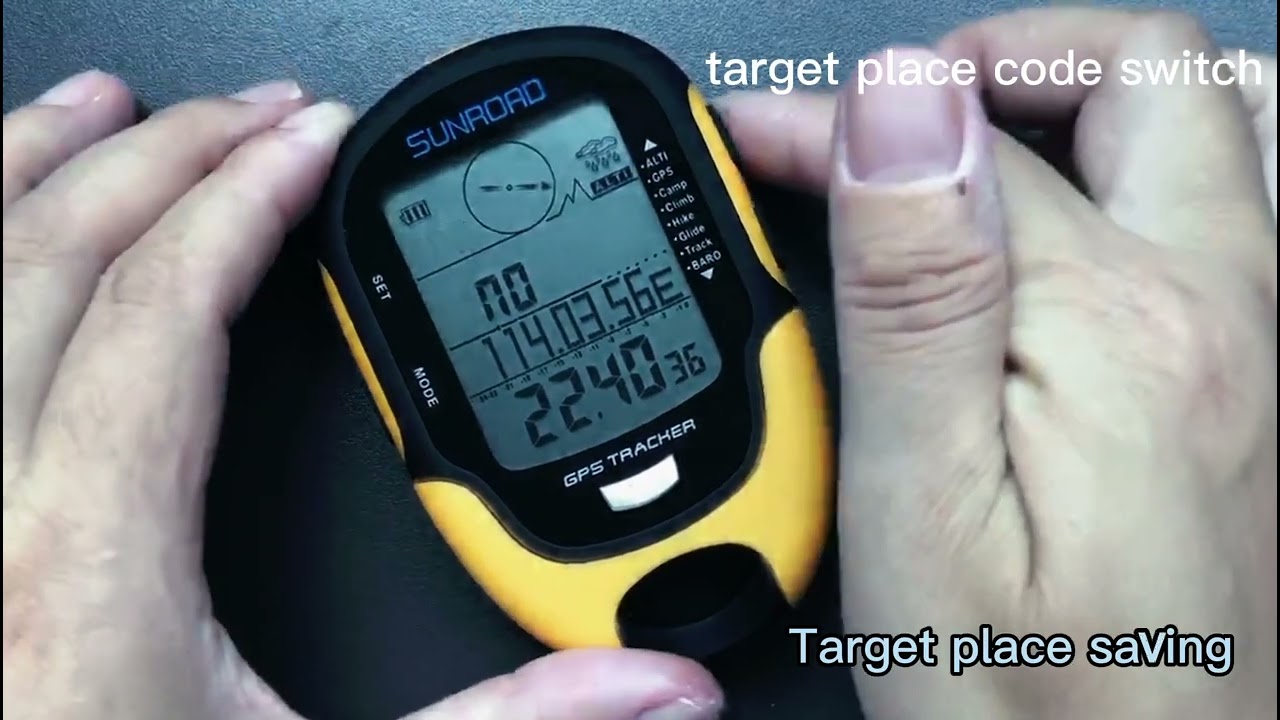 GPS altimeter operation video