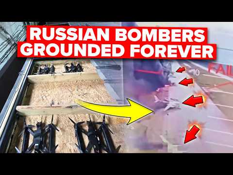 Ukraine Sent Trucks FULL OF DRONES Deep Into Russia - Total Annihilation of BOMBERS