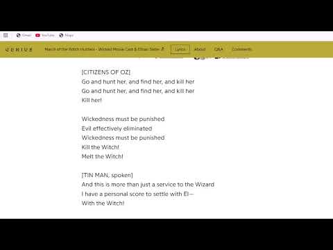March of the Witch Hunters Lyrics and Overview – Wicked Movie Cast ...