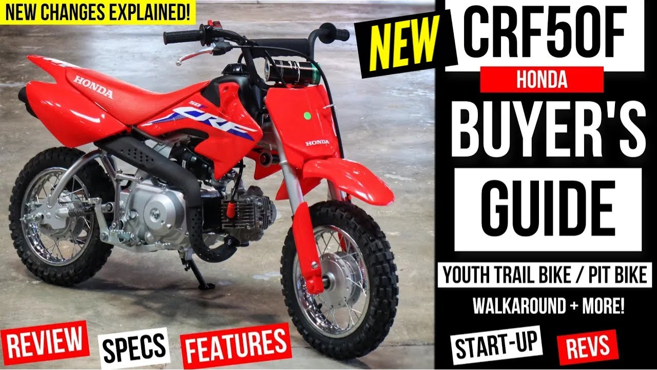 New Honda CRF50F Review: Specs, Changes Explained, Features + More! | CRF 50 Youth / Kids Dirt Bike
