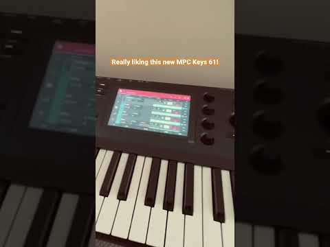 Making a beat on the new #akai #mpckeys61