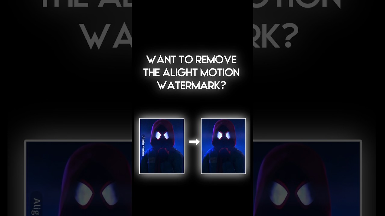 How to Remove Alight Motion Watermark #alightmotion #alightmotiontutoral