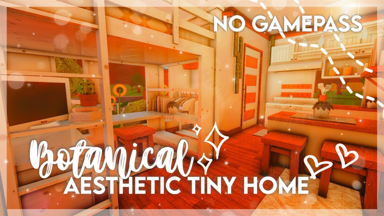 No Gamepass 18k Budget Botanical Aesthetic Tiny Home - Speedbuild and Tour - iTapixca Builds