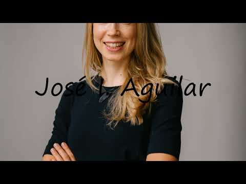 How to pronounce José I. Aguilar in English?