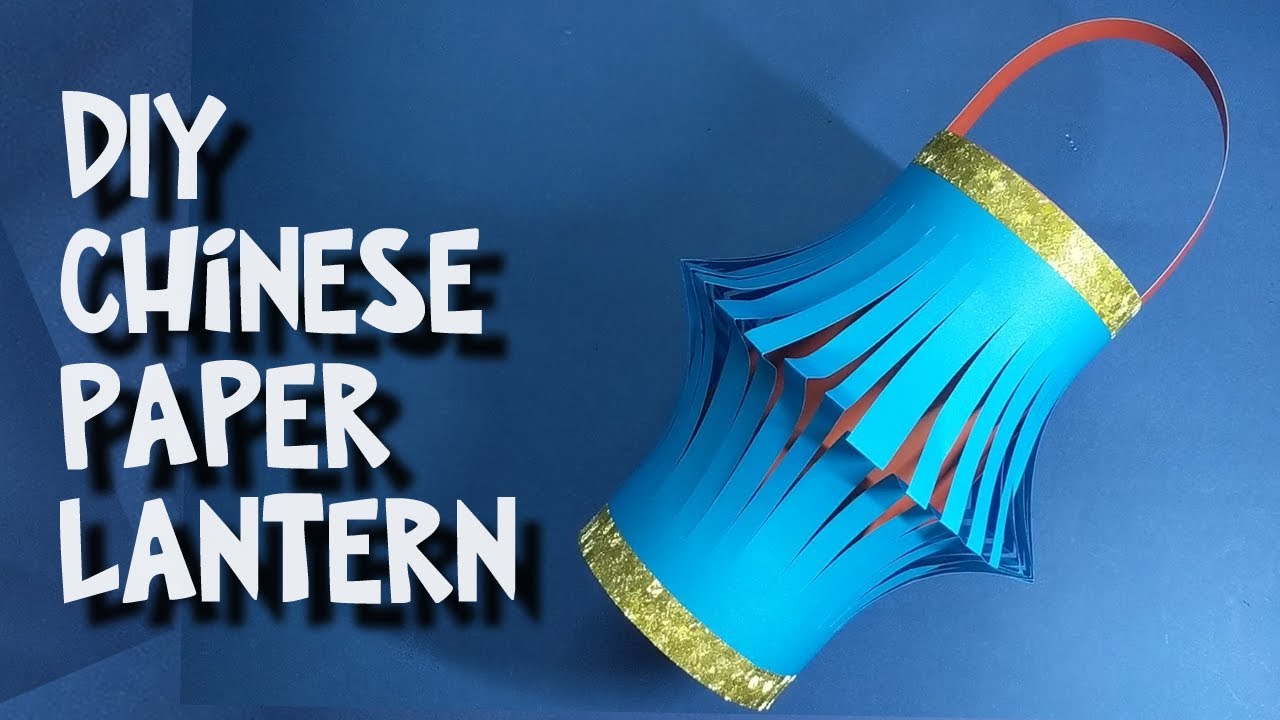 Diy how to make easy Chinese Paper Lantern craft for kids and beginner  new year celebration