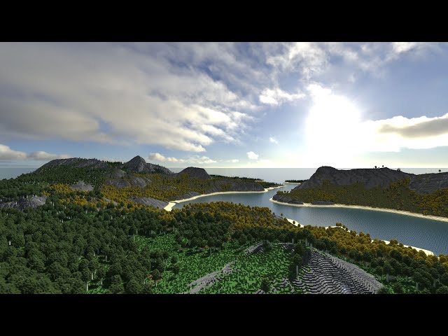 Gridia - 4k x 4k Island Multibiome Map Minecraft Map