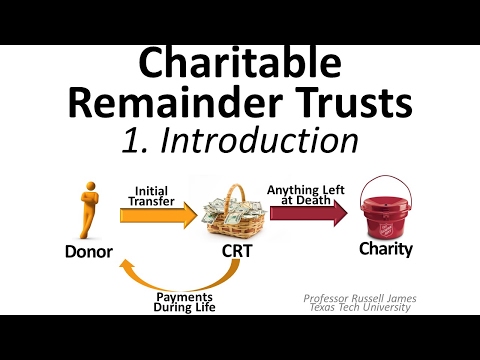 Charitable Remainder Trusts 1: Introduction