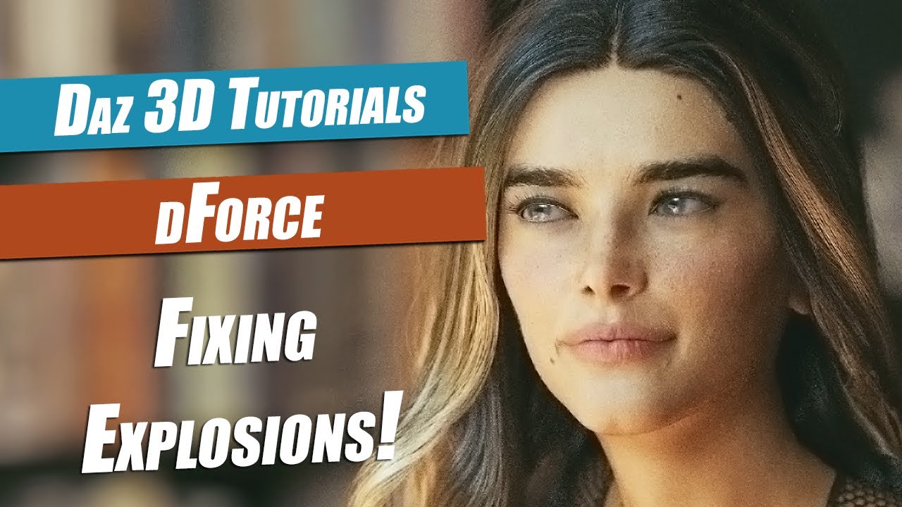 Daz 3D : How To Fix dForce Explosions