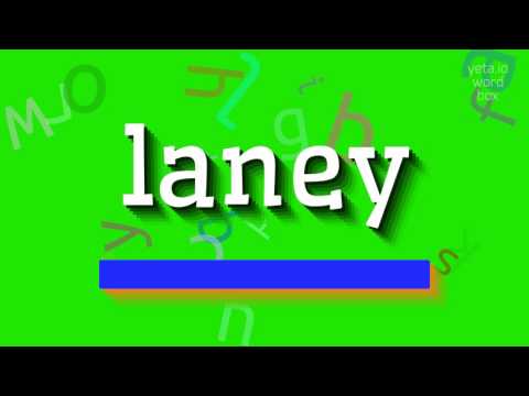HOW TO SAY LANEY? #laney