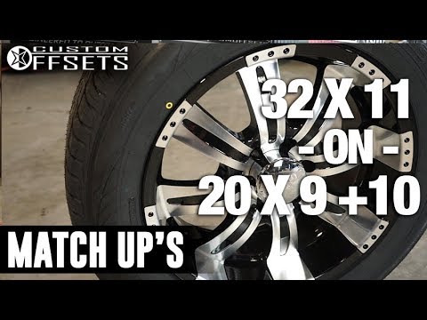 Custom Offsets Match Up: 275/55 R20 on 20x9 +10