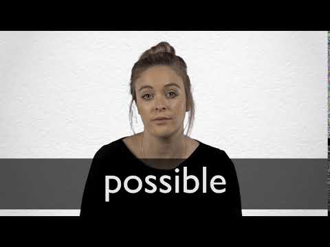 How to pronounce POSSIBLE in British English