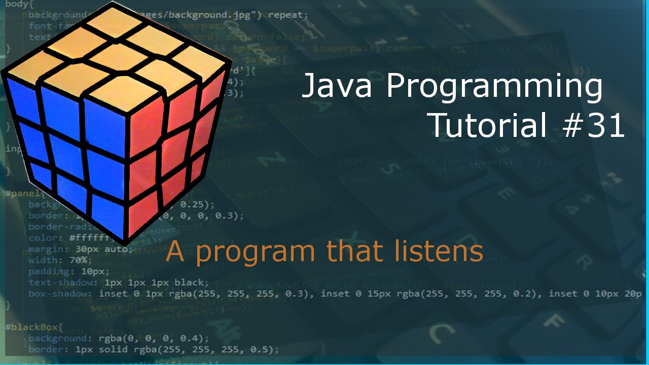 Java Programming Tutorial 31 - ActionListeners and Buttons